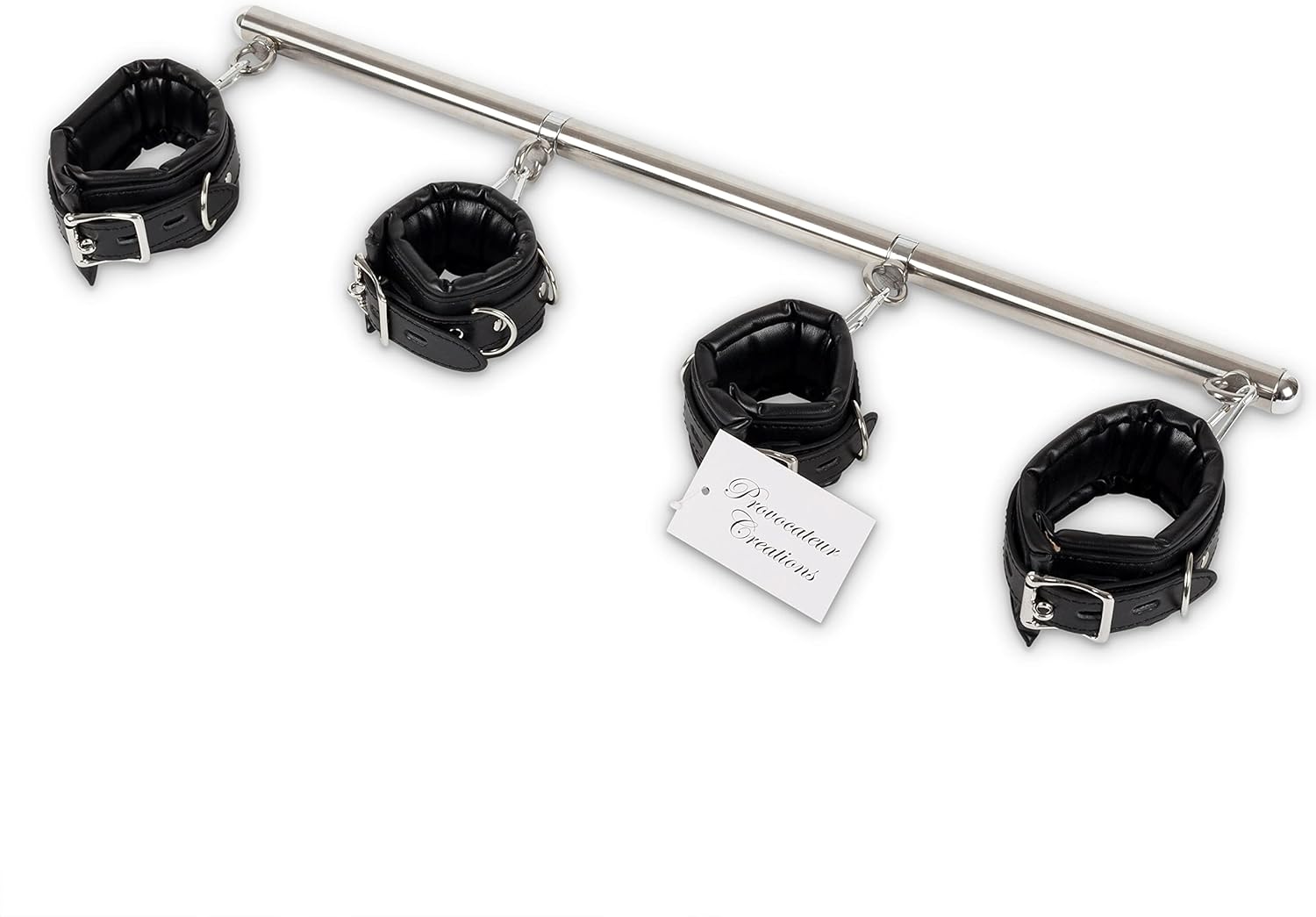 Amazon.com: My Bondage Store BDSM Leg Spreader Bar Leather Bondage ...