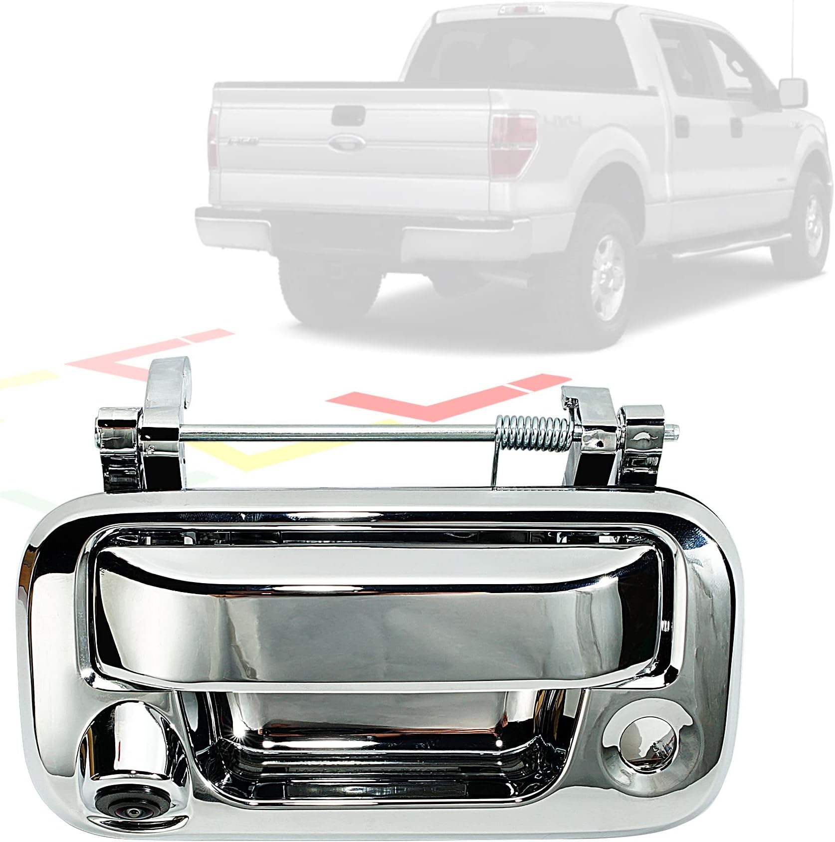 Amazon.com: Tailgate Car Backup Rear View Camera Handle Trim Bezel ...