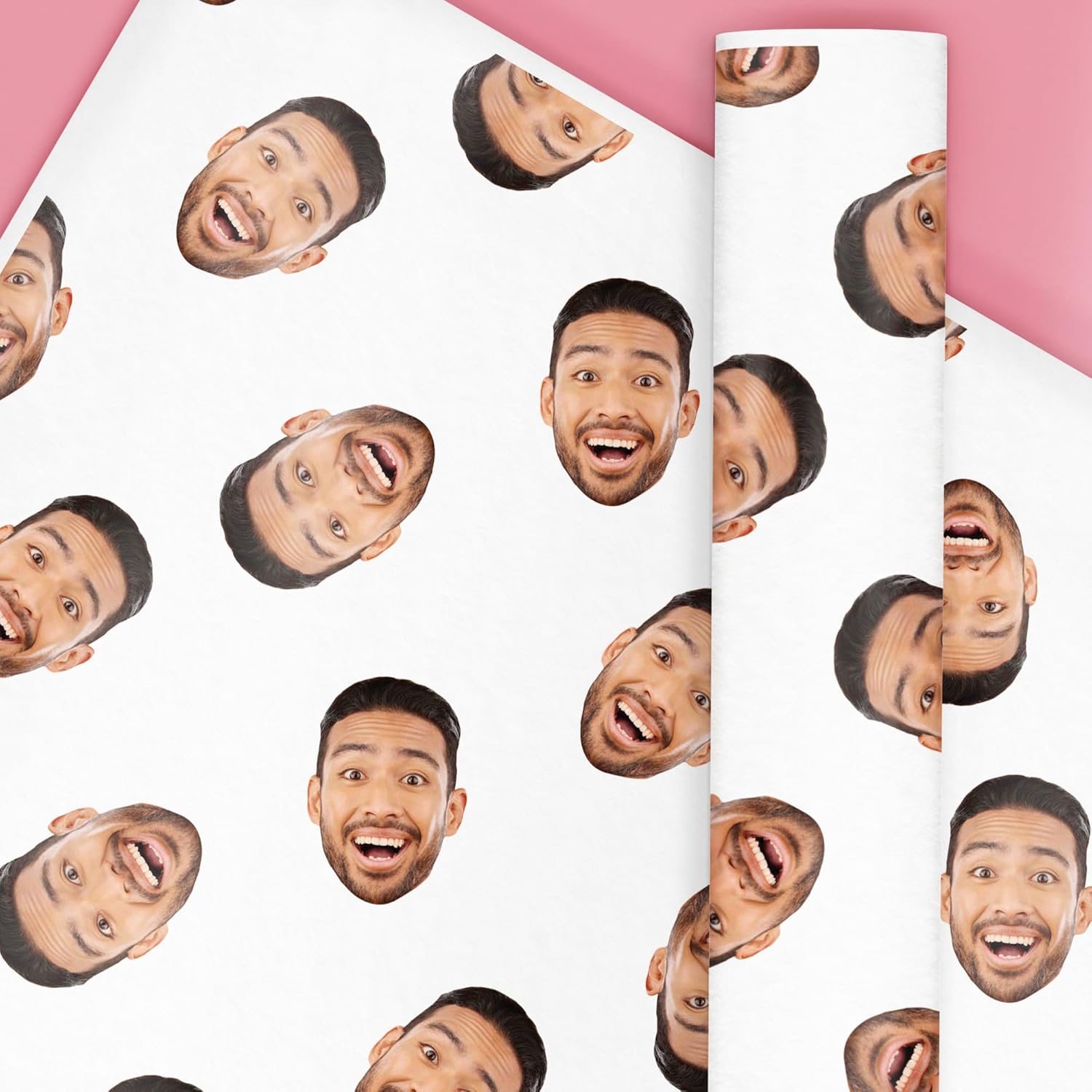 Amazon.com: Big Dot of Happiness Personalized Photo Birthday Wrapping ...