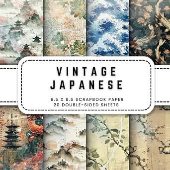 Vintage Japanese Scrapbook Paper: 20 Japan Style Double-sided ...