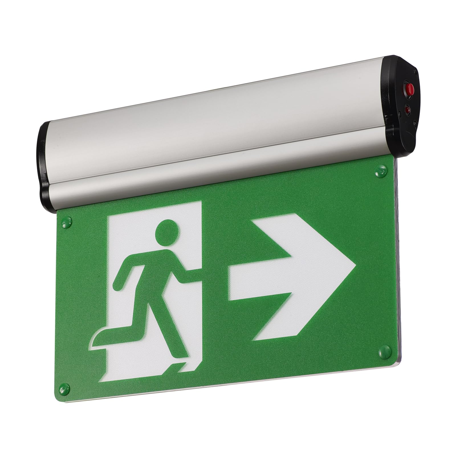 TANLUX Edge-lit Running Man Exit Sign, LED Emergency Exit Light with ...