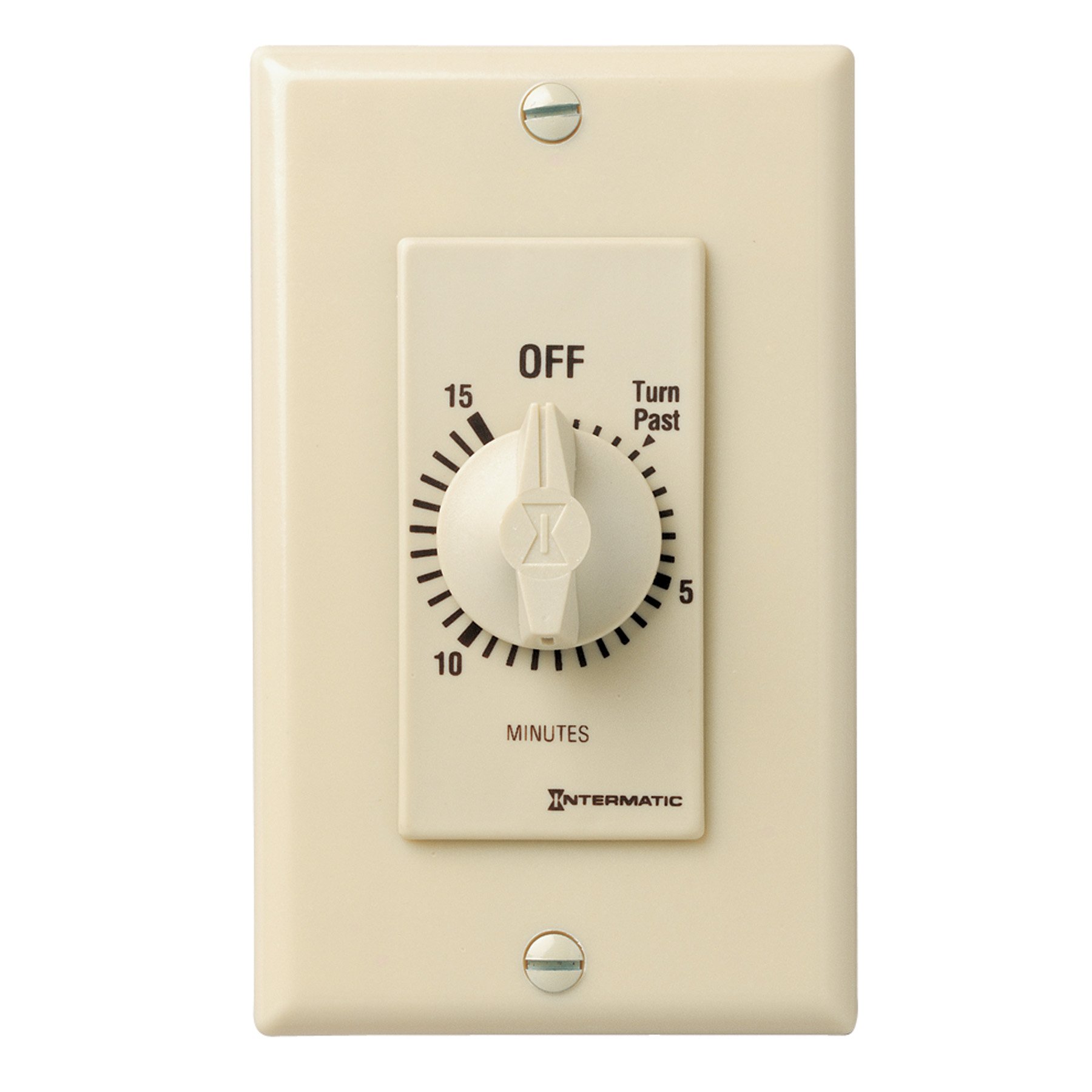 Intermatic FD415M 15-Minute Spring-Loaded Wall Timer for Lights and ...