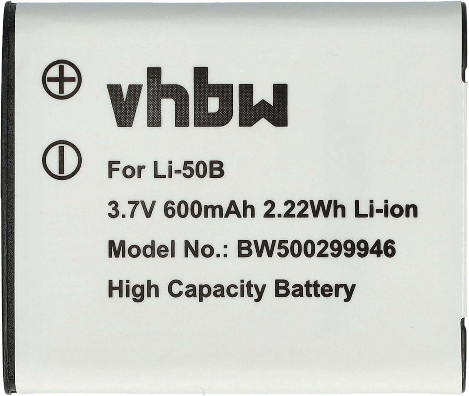 vhbw Battery replacement for Ricoh DB-100, DB-110 compatible with ...