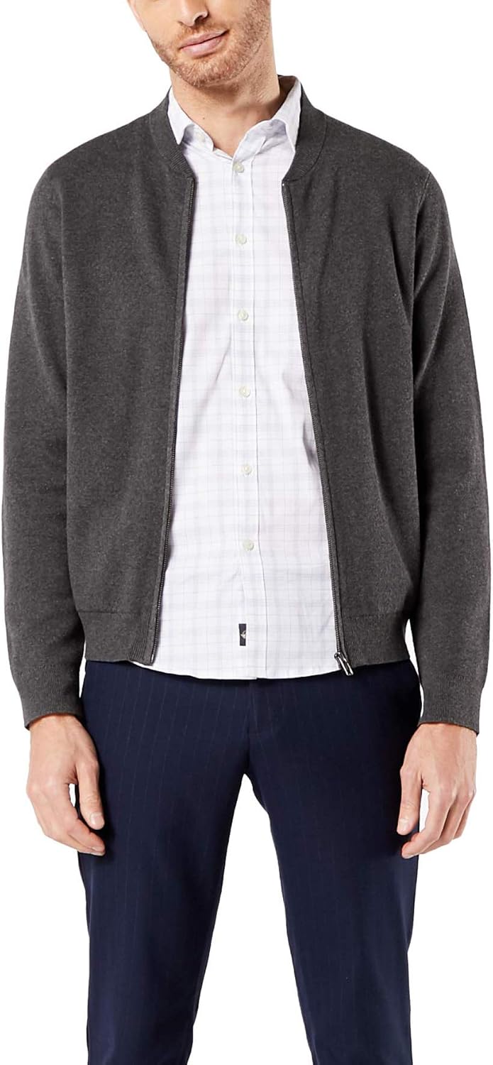 Dockers Men's Full Zip Sweater Fleece at Amazon Men’s Clothing store