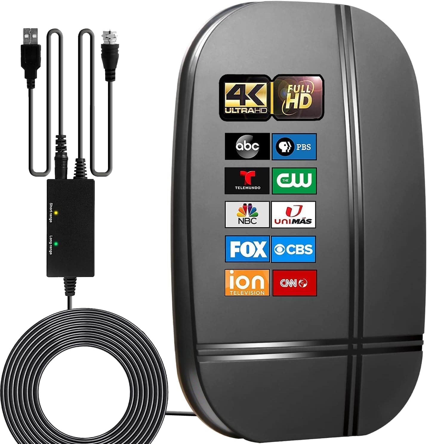 Amazon.com: [2024 Model] Antenna - Digital Antenna for TV Support 4K ...