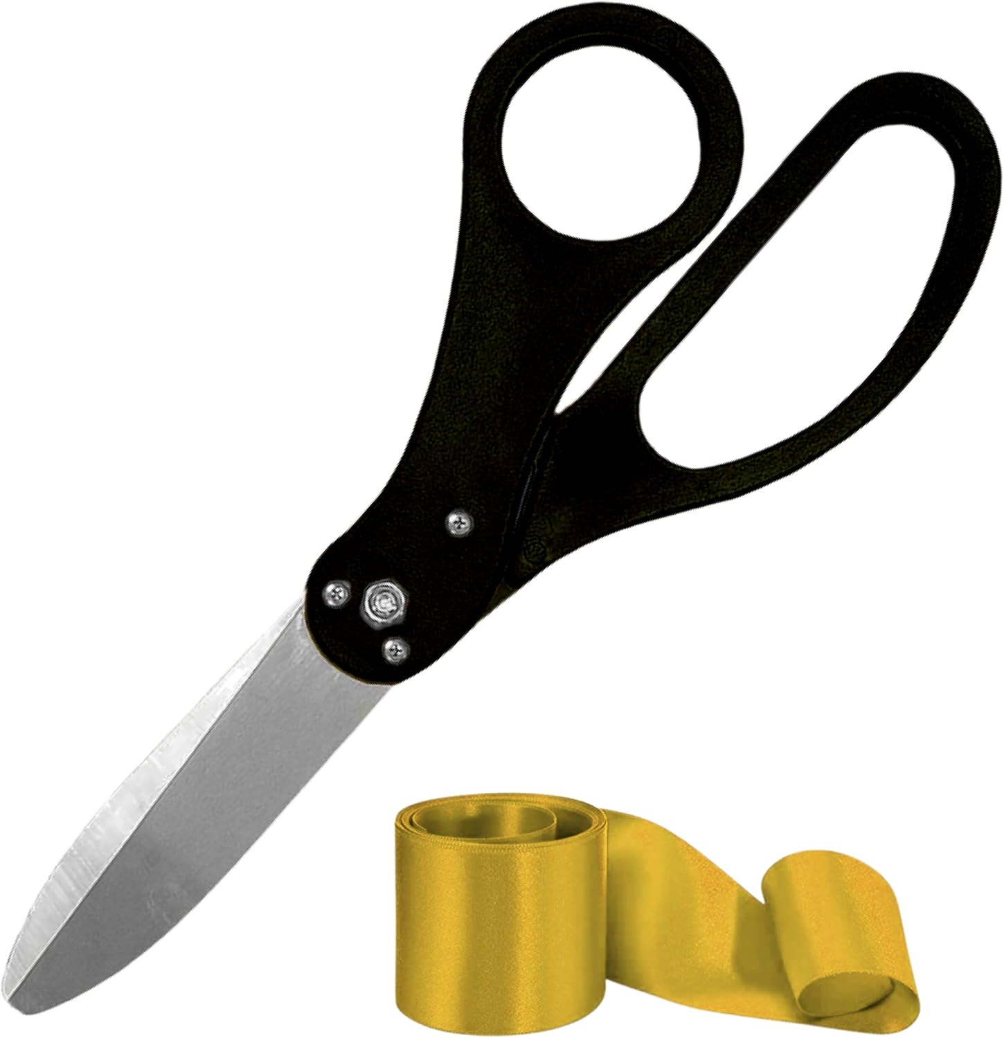 Amazon.com : Black Ribbon Cutting Ceremony Kit — Giant Scissors Prop ...