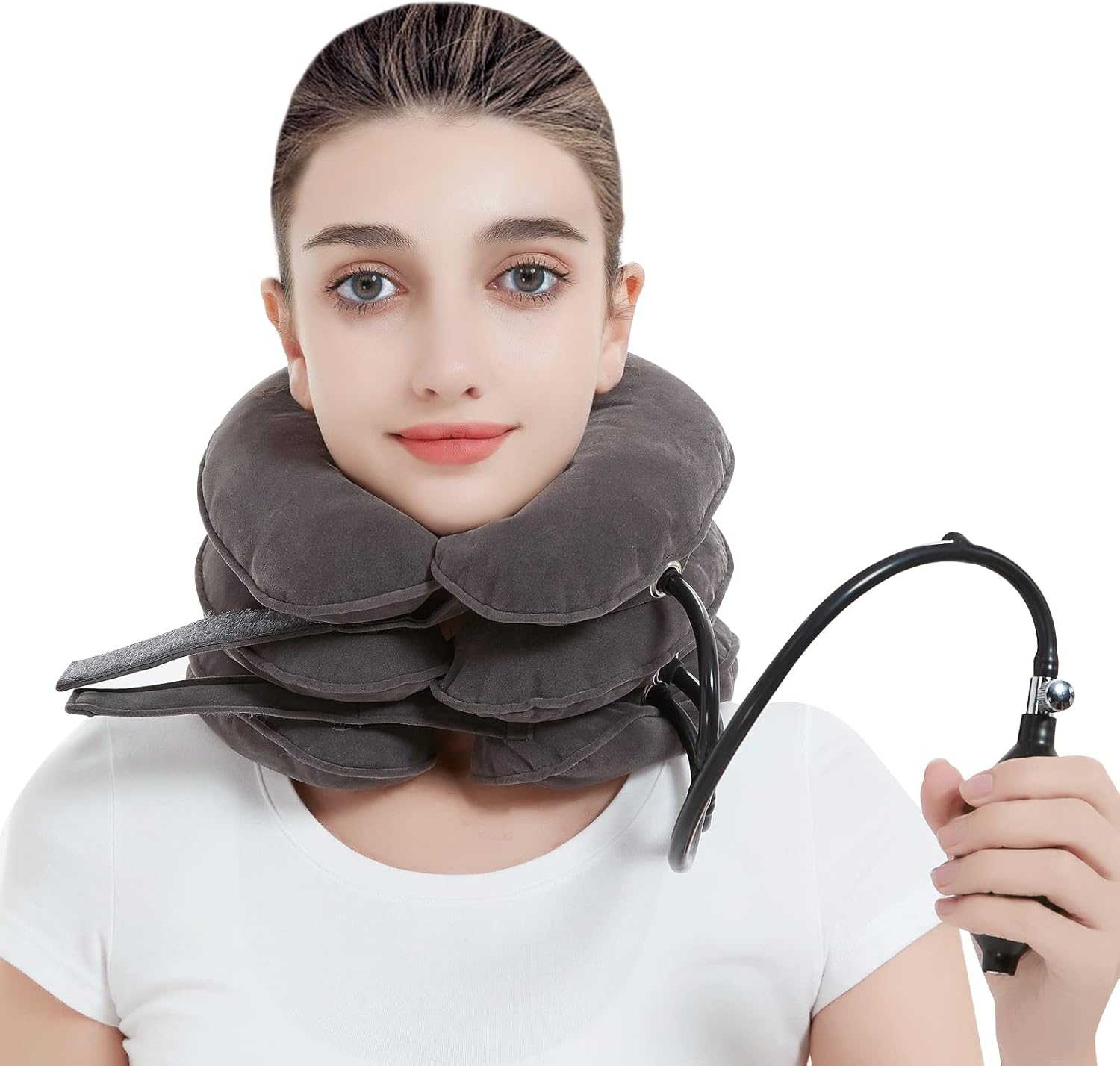 Amazon.com: Crikele Cervical Neck Traction Device - Inflatable Neck ...