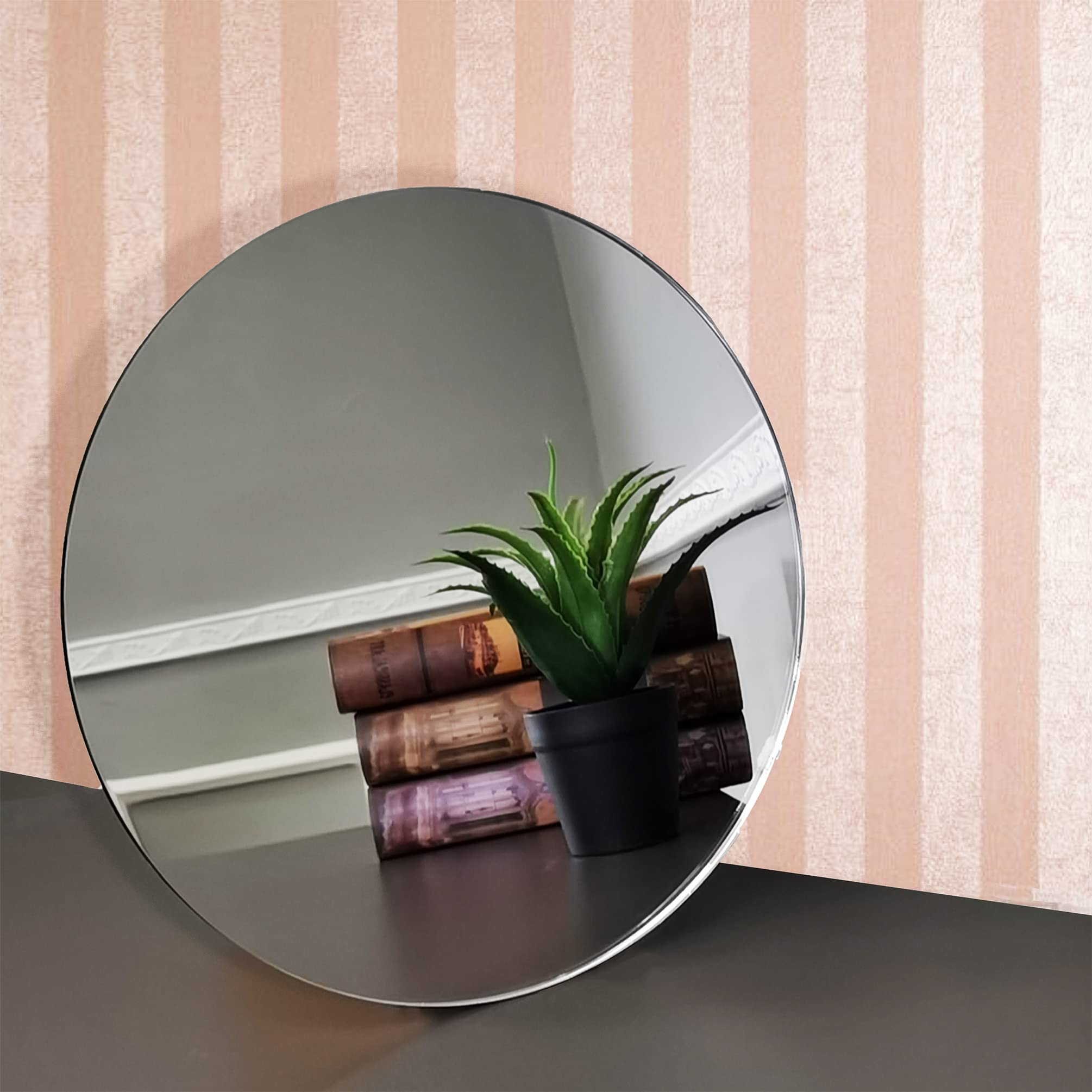 Snapklik.com : 10 Inches Round Acrylic Mirror Plastic Shatter Proof ...