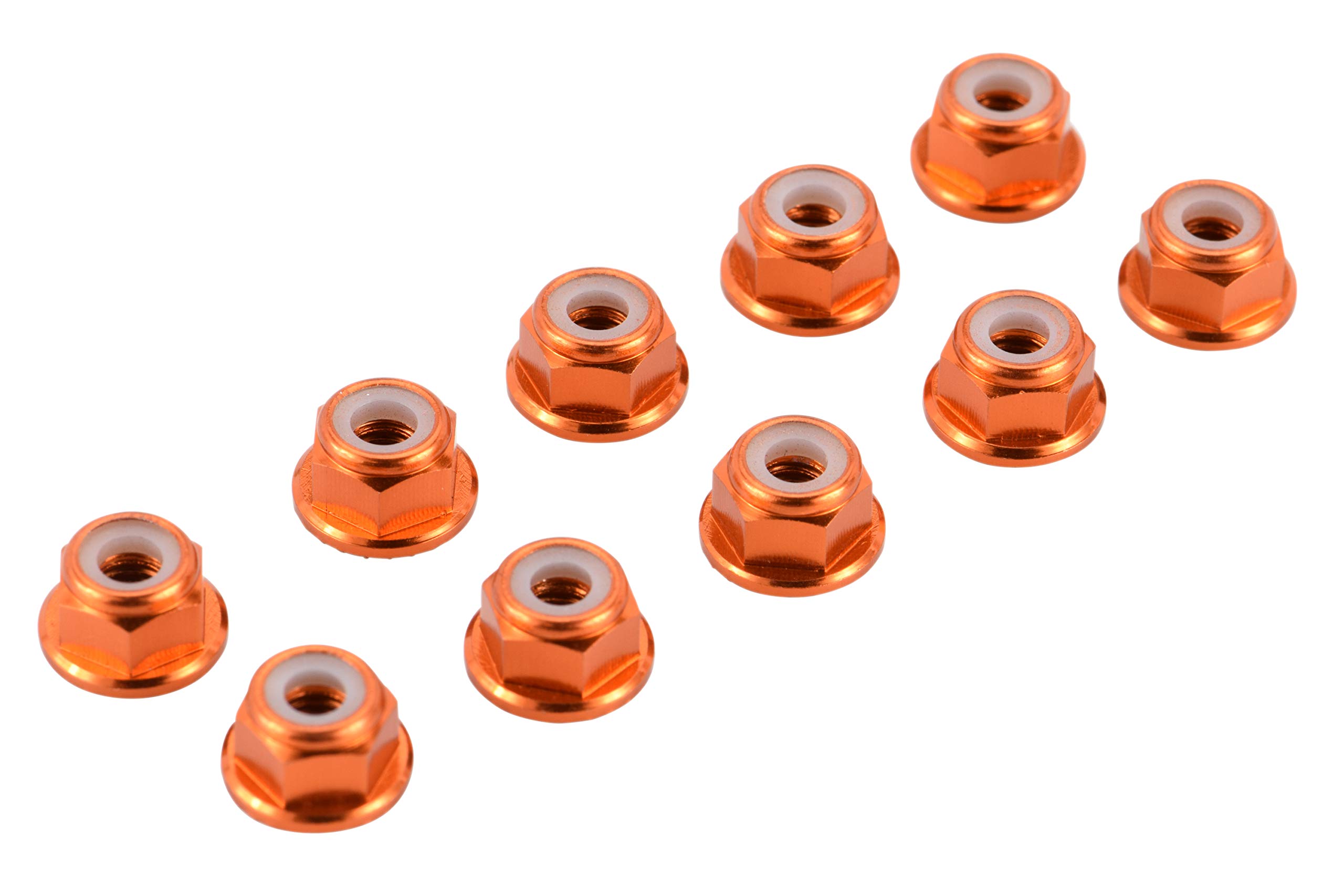 Amazon.com: Apex RC Products 4mm Serrated Aluminum Nylon Wheel Nuts Set ...