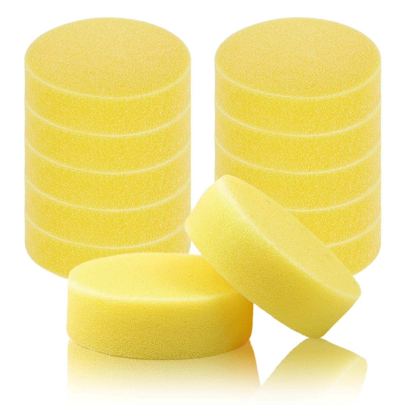 Amazon.com: 12PCS Round Painting Sponge, 2.7 Inch Yellow Pottery ...