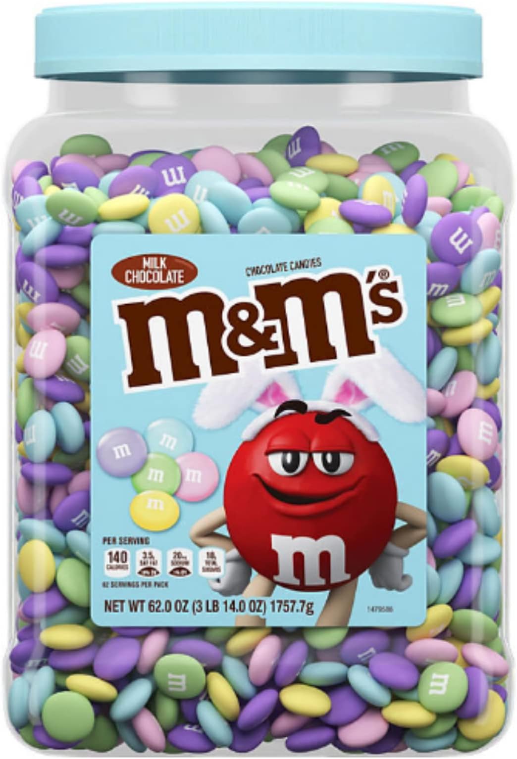 Amazon.com : M&M'S Easter Milk Chocolate Candy, Party Size, 38 oz Bag ...