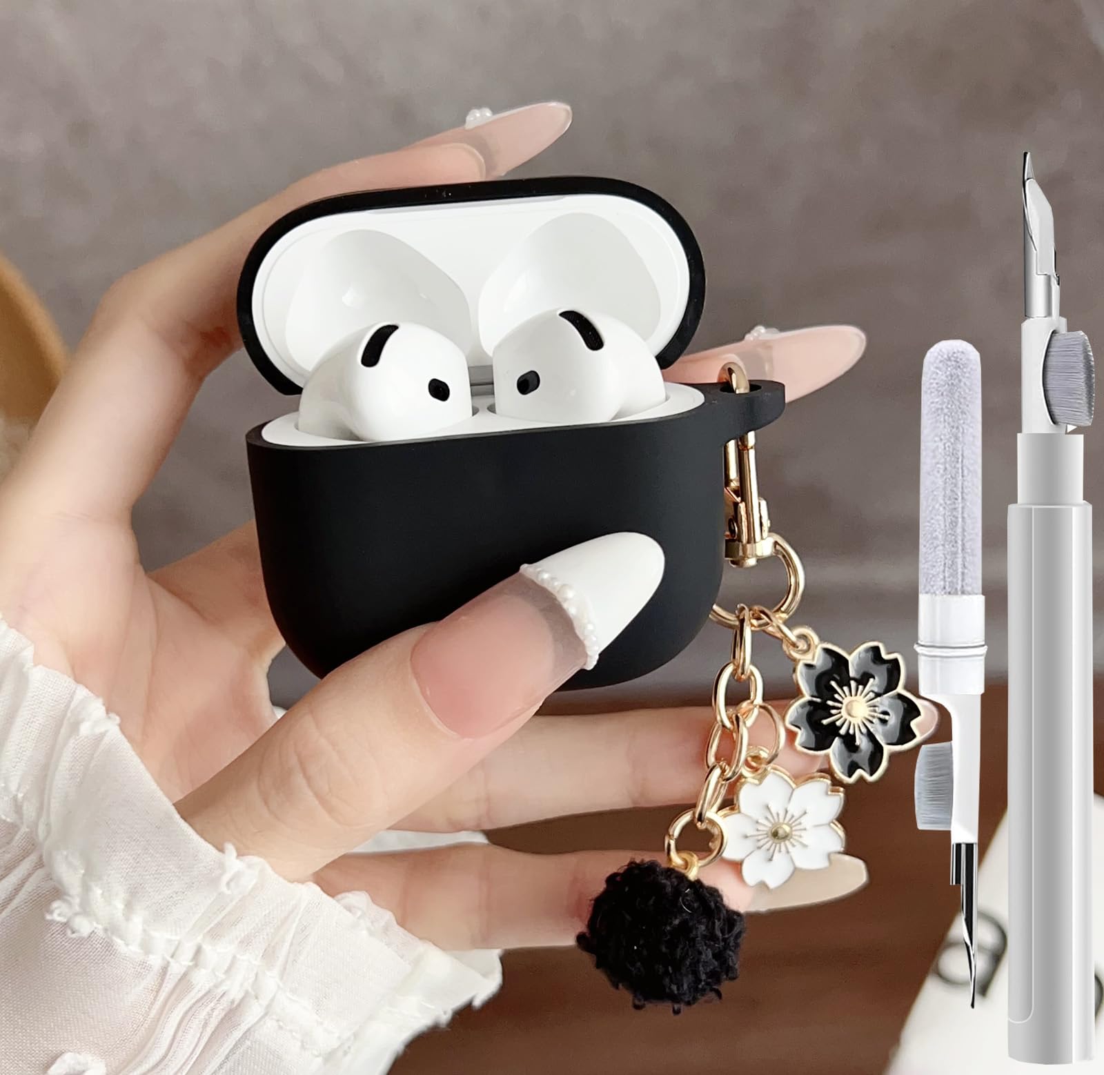 Amazon.com: GARTOO Cute Case for Airpods 4 Cover for Girl Women with ...