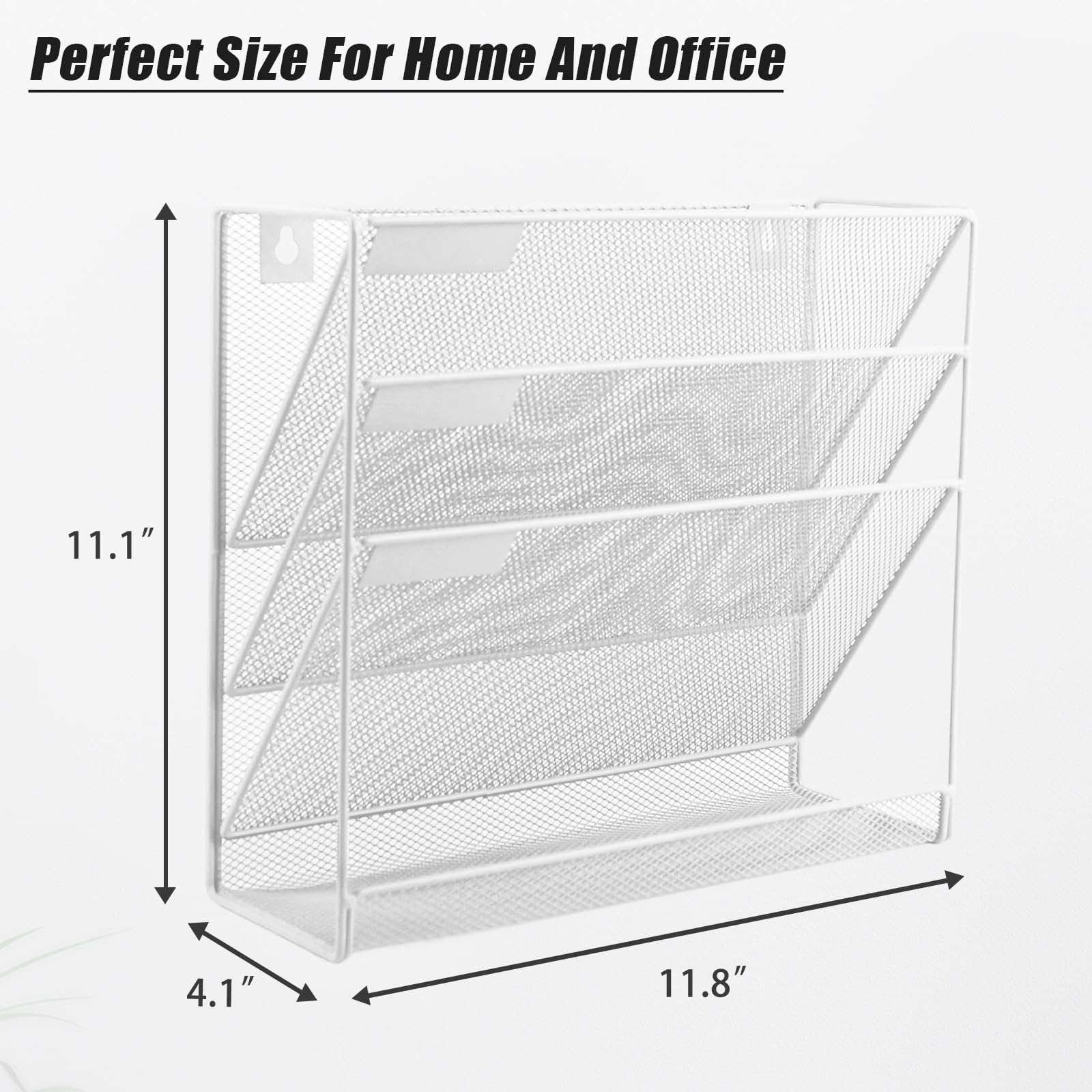 Snapklik.com : EASEPRES Desk File Organizer Mesh 4-Tier, Hanging Wall ...