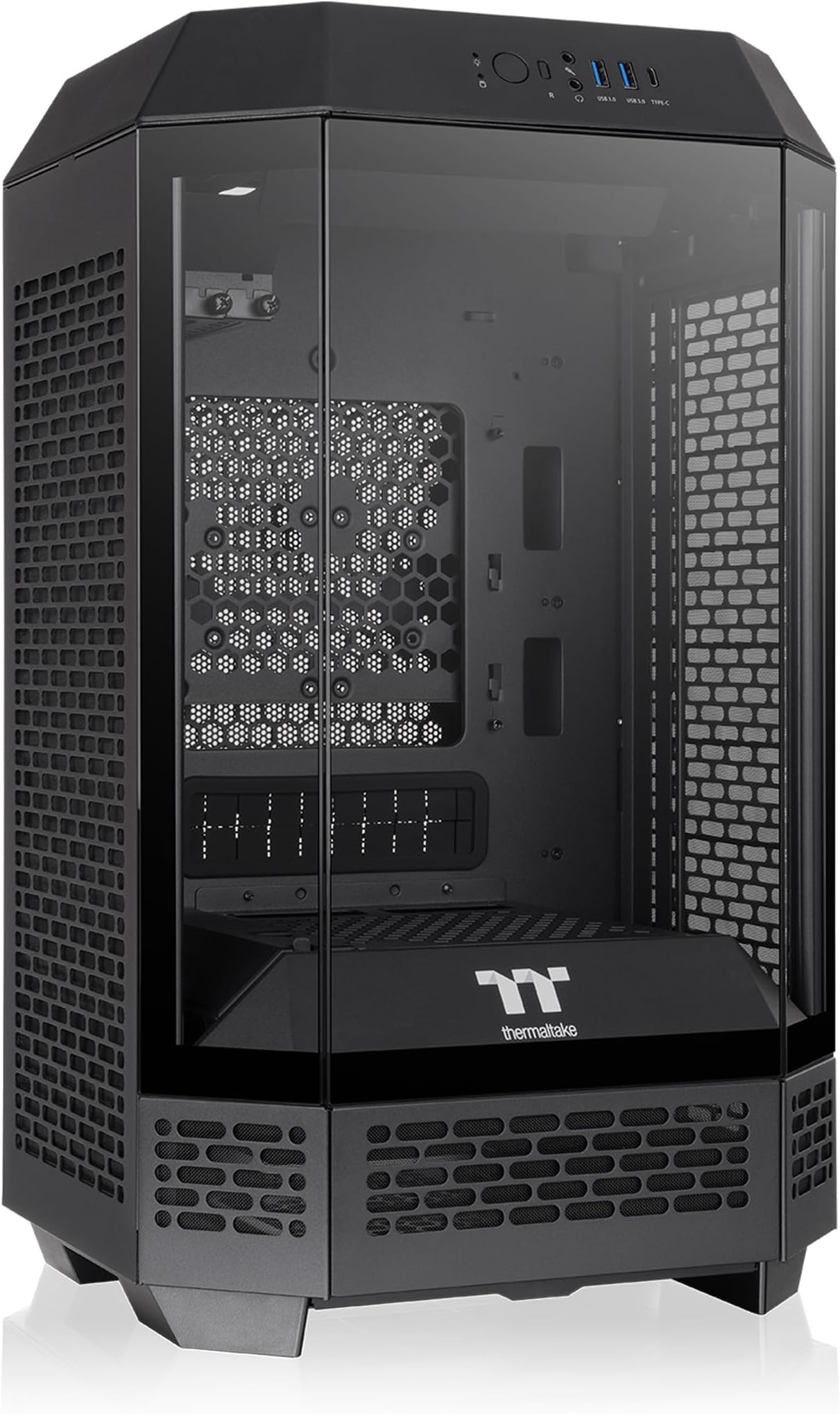 Amazon.com: Thermaltake Tower 250 Black Mini-ITX Mini Tower; 2x120mm CT ...