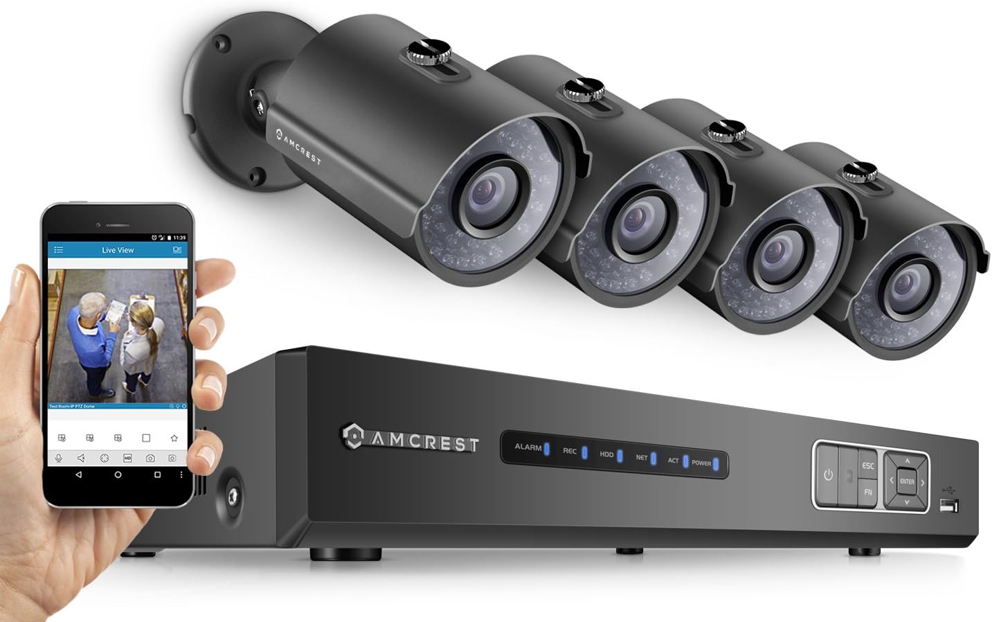 Amazon.com : Amcrest UltraHD 3-Megapixel (2048 x 1536P) 8Ch Network POE ...