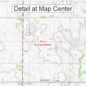 Amazon.com: USGS Topographic Quadrangle Map - Avon, South Dakota ...