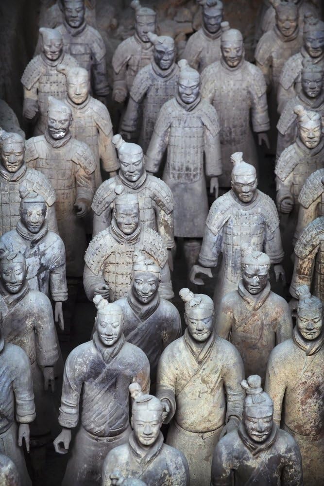 Amazon.com: Posterazzi Army Of Terracotta Warriors In Xi'an Shaanxi ...