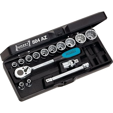 HAZET 884Az Doppel-Sechskant Steckschlüssel-Satz : Amazon.de: Baumarkt