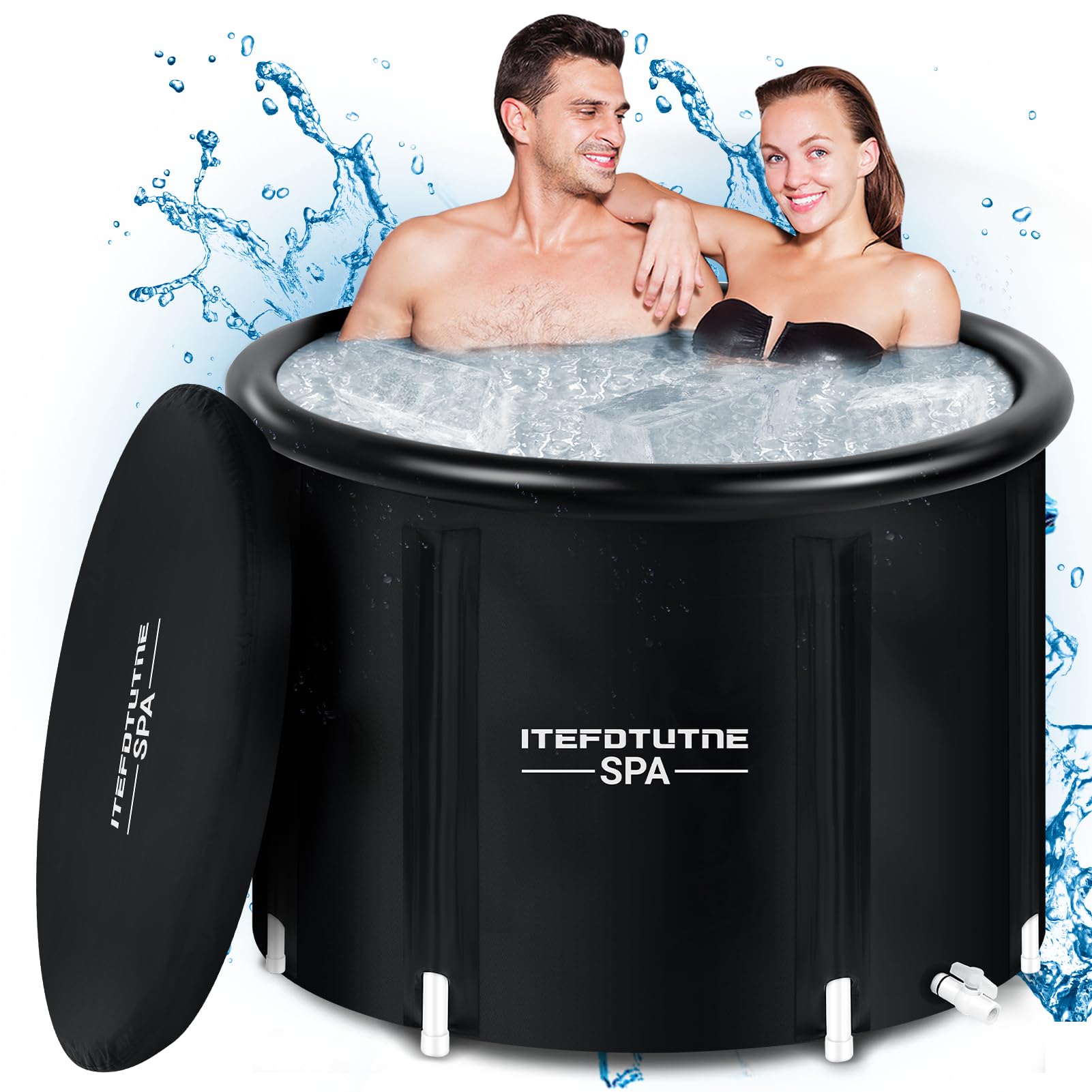 Cold Plunge Cover Portable Ice Bath Tub For Cold Plunge Therapy ...
