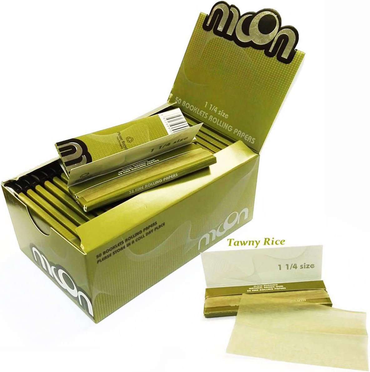 Amazon.com: Tawny Rice Papers 77 * 45mm,50 Booklets 2000 Leaves c ...