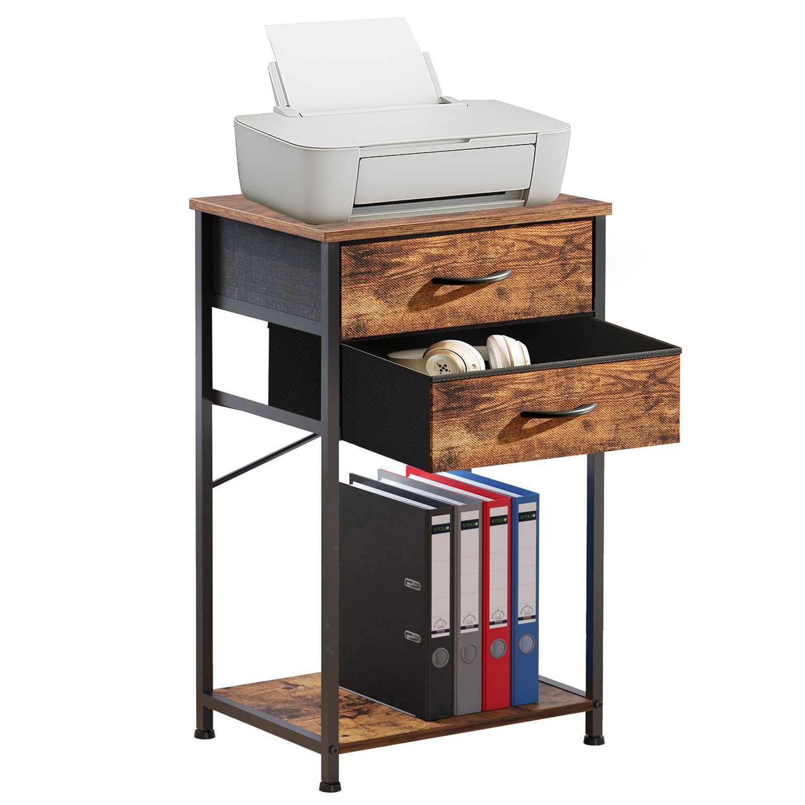 Snapklik.com : VonDream Small Printer Stand For Home Office,End Table
