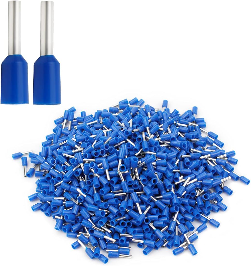 Amazon.com: XHF 1000 PCS AWG 22/0.5mm² Wire Ferrules Insulated Copper ...