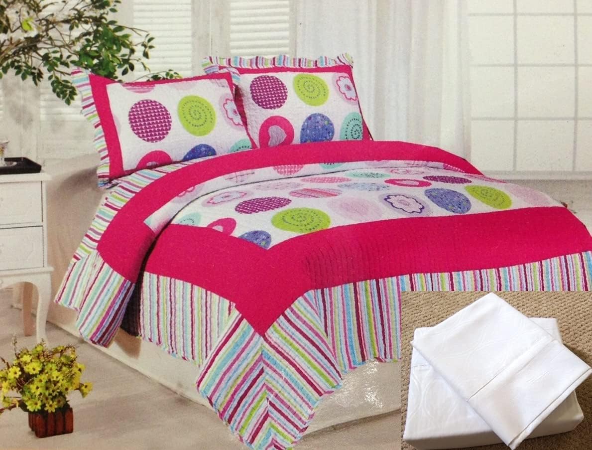 Amazon.com: Home Sense Virginia Island Luxury Quilt Set with Sheet Set ...