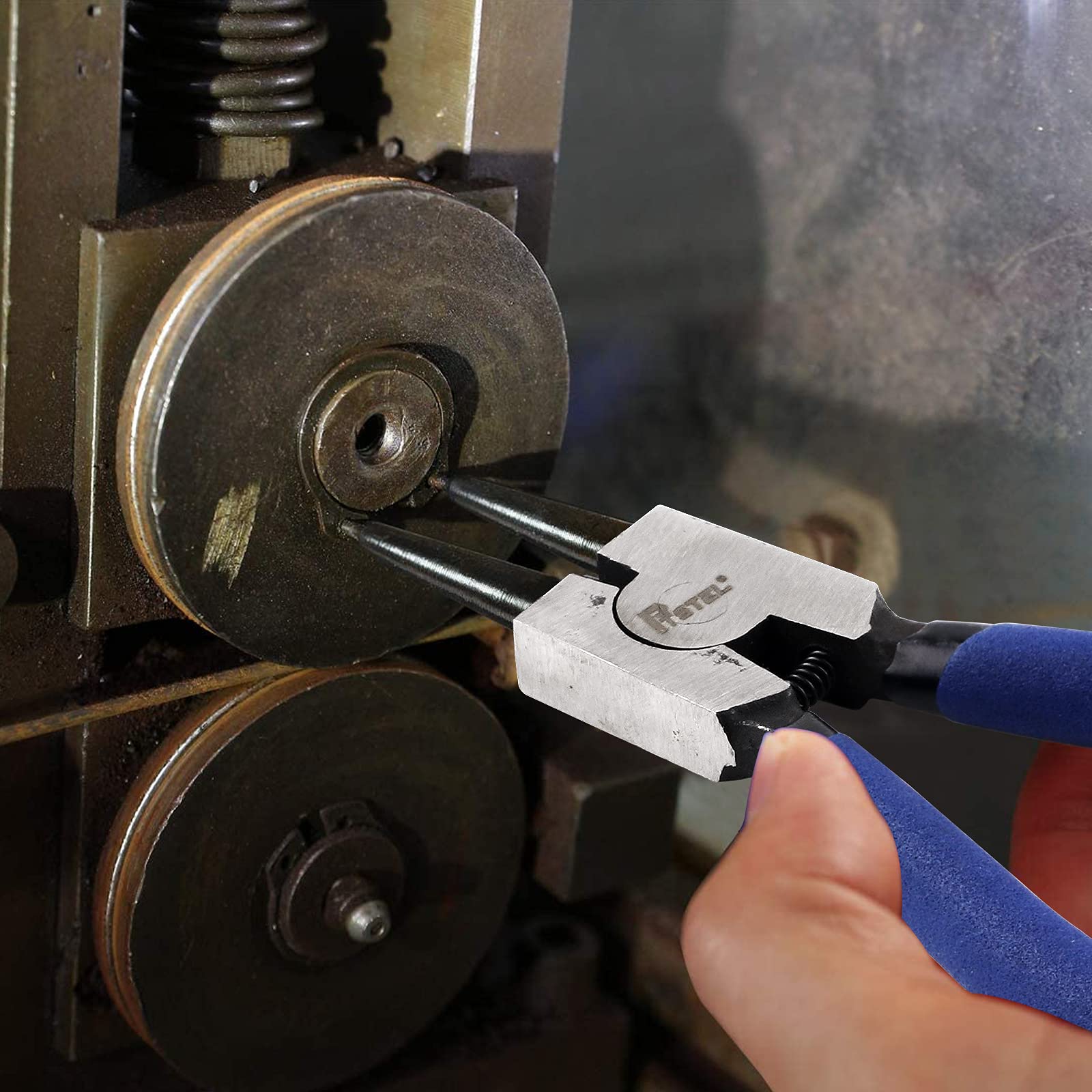 Snapklik.com : PTSTEL 4 Piece 7-Inch Internal/External Snap Ring Pliers ...
