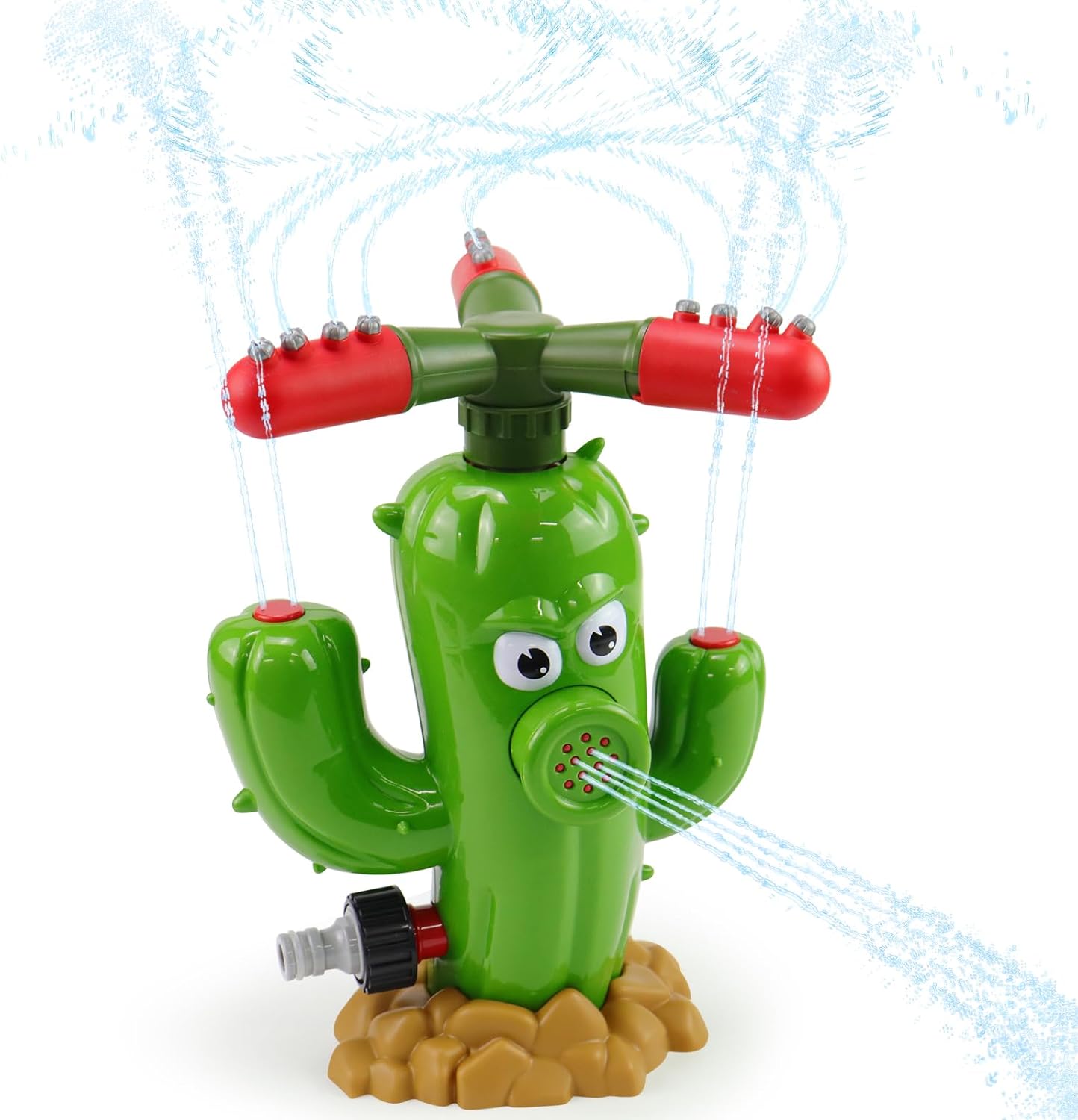 Amazon.com: Water Spray Sprinkler for Kids, 360 Degree Backyard ...