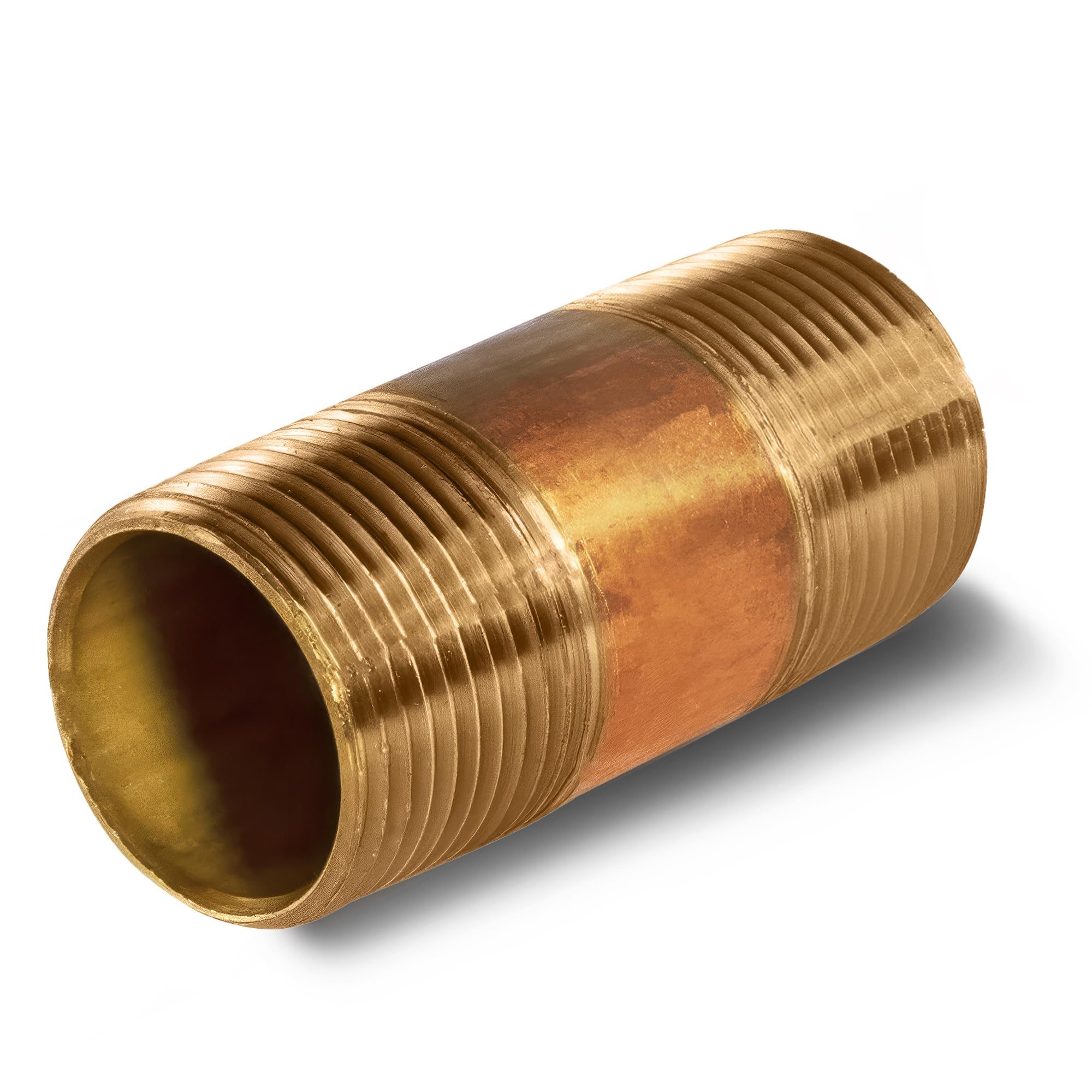 Snapklik.com : Supply Giant 3-1/2 Inch Long Brass Nipple Pipe Fitting