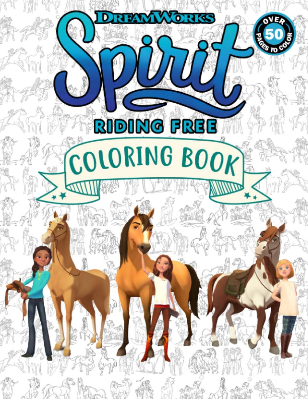 Buy The Spirit Riding Free Coloring Book: Over 50 Premium Drawing Pages ...