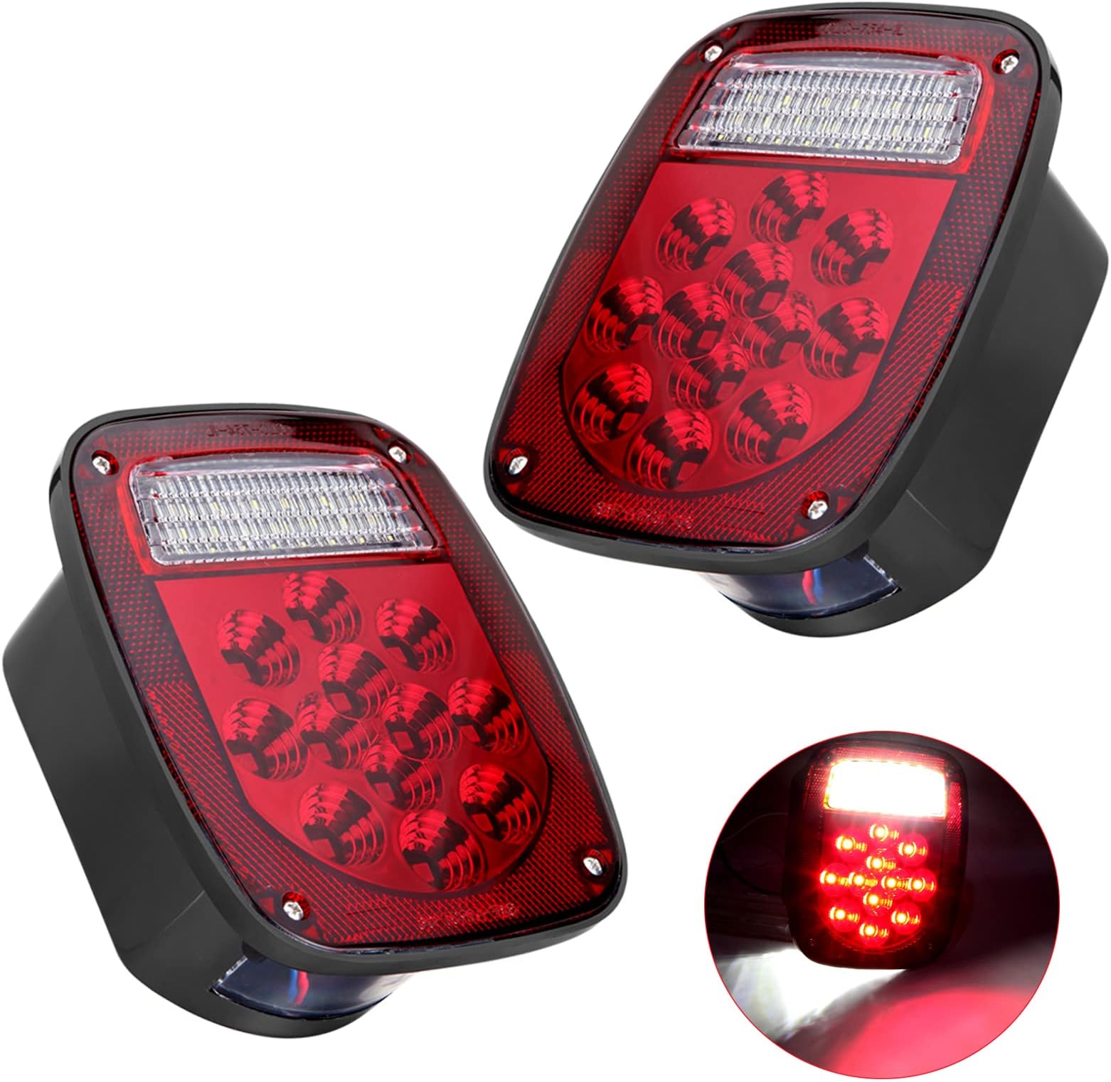 Amazon.com: Grote 53762 Three-Stud Metri-Pack Stop Tail Turn Light with ...
