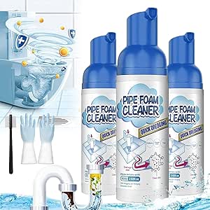 Foam Drain Cleaner (3Pcs) : Amazon.co.uk: Grocery