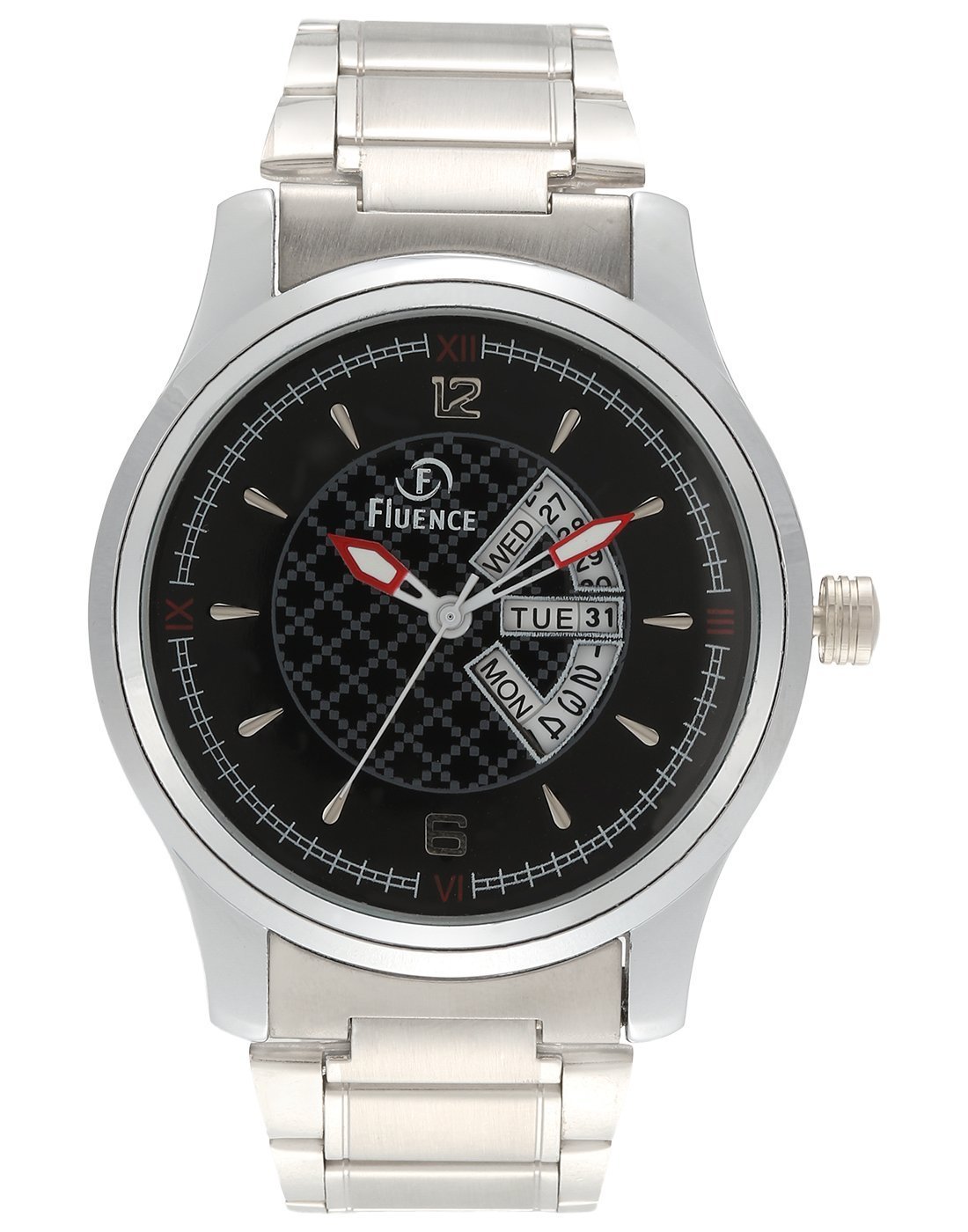 Fluence Stylish Rim Analog Black Dial Men's Wrist Watch-FLS-0082 ...