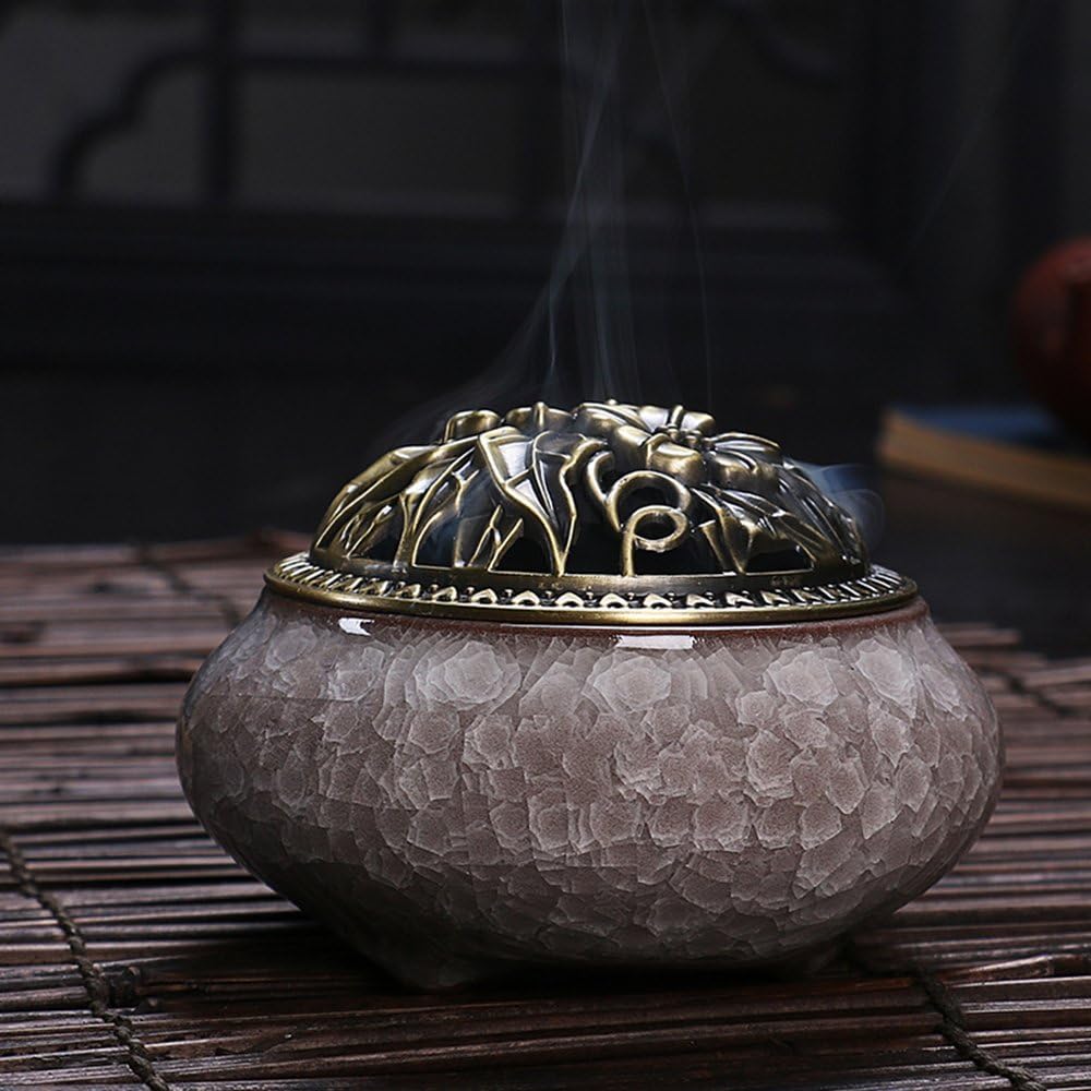 Amazon.com: Ceramic Home Decoration Incense Sticks or Cones Burner ...