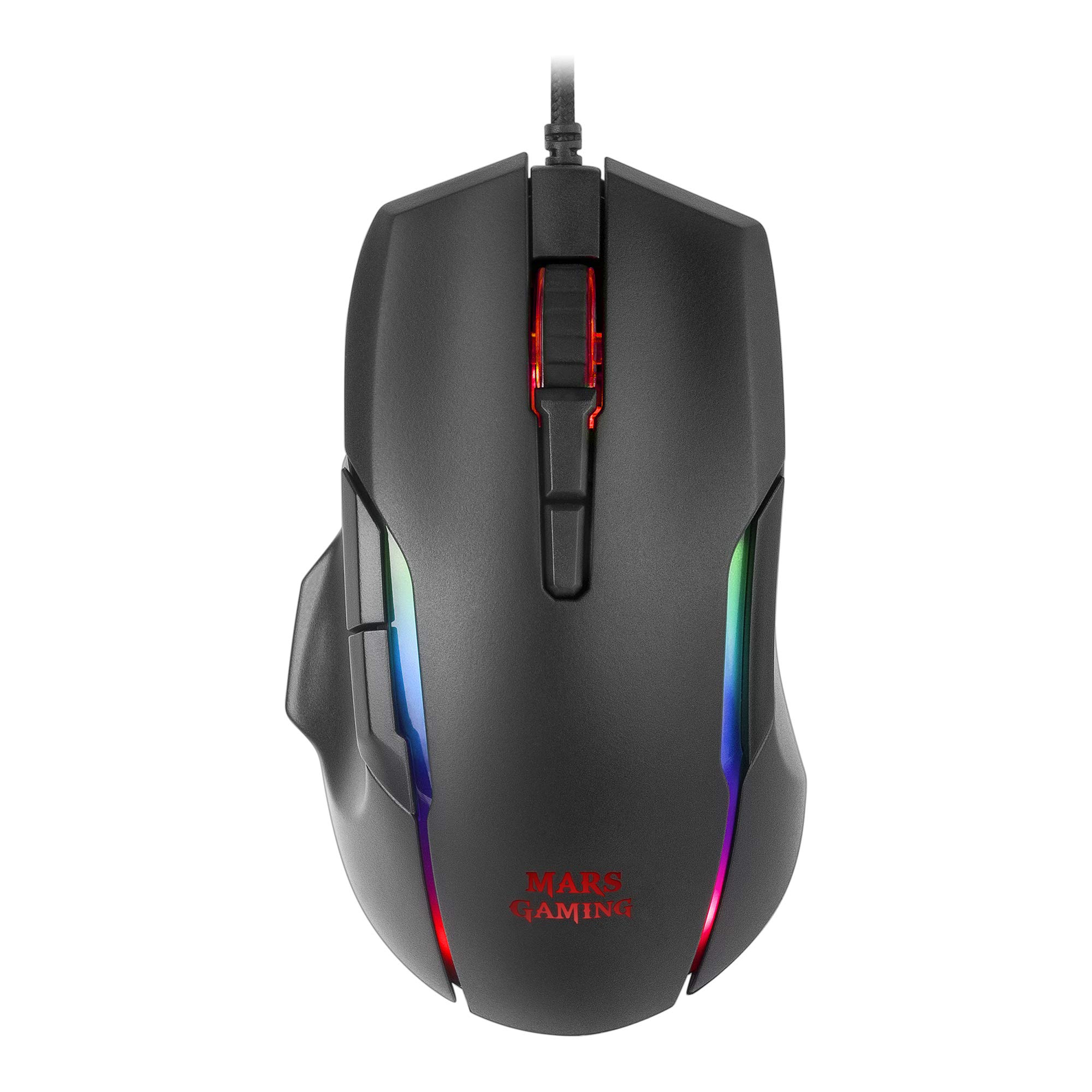 MARSGAMING MMX, Optical Gaming Mouse 12400DPI, RGB Chroma, HUANO Switch ...