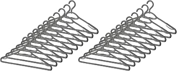Amazon.com: Whitmor Slim Sure-Grip Hangers with Swivel Hook - White and ...