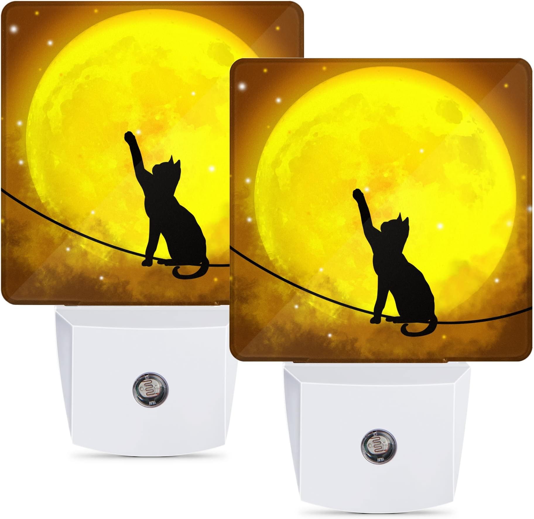 U4GLORY Red Night Lights Plug in 2 Pack, 0.5W Red Light Night Light ...