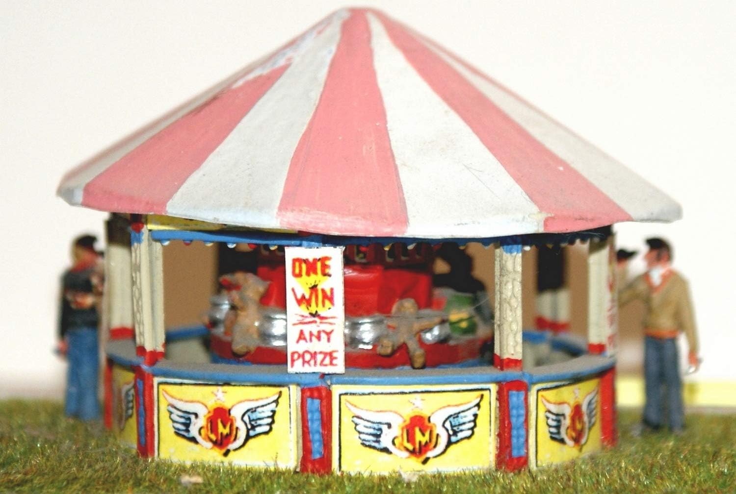 Langley Models Card Darts round stall OO Scale UNPAINTED Funfair ...