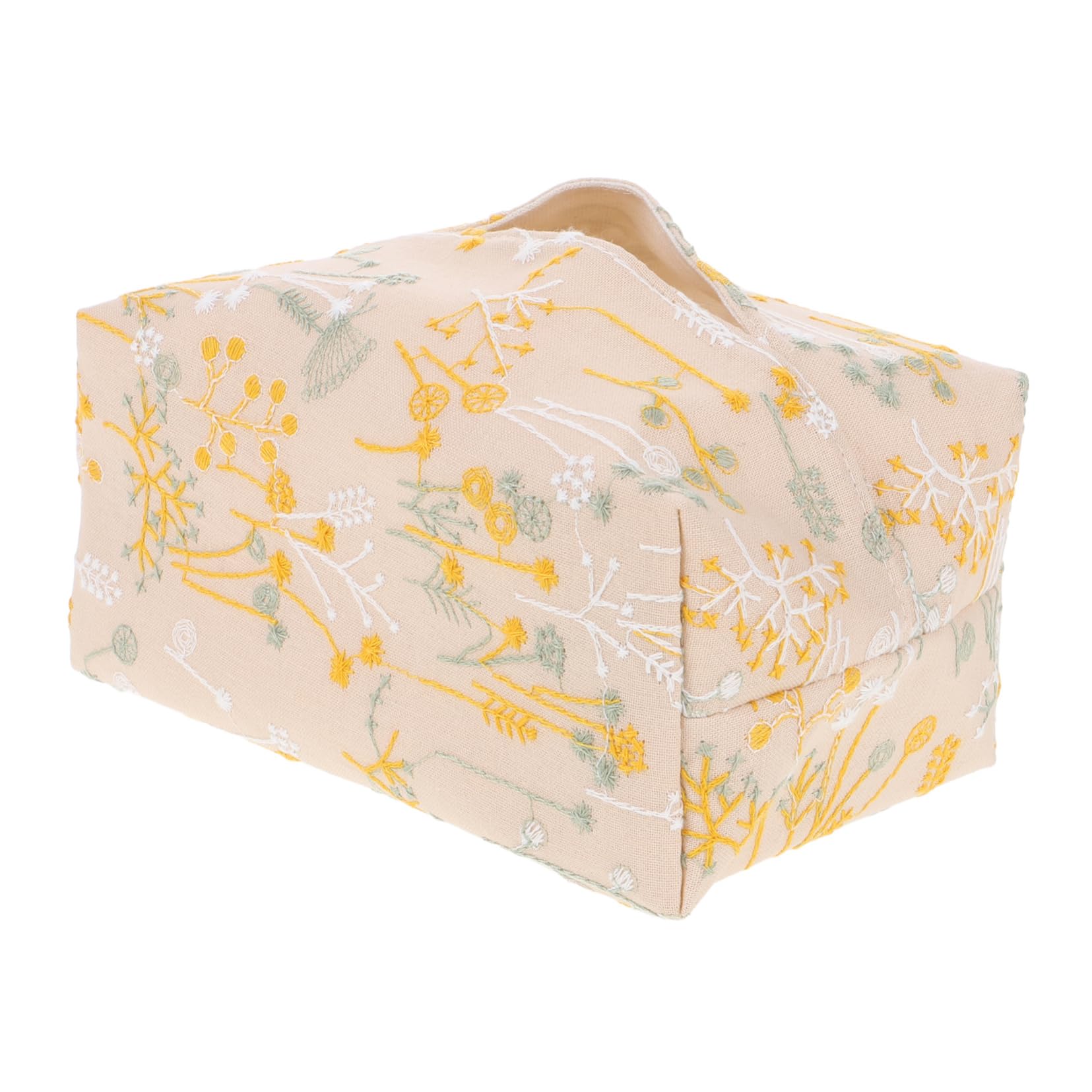 BUGUUYO Japanese Style Tissue Box Cover Foldable Cotton Linen Tissue ...