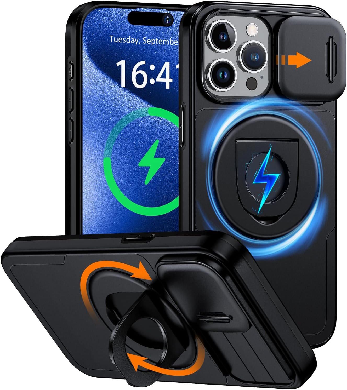 Amazon.com: Humixx for Magnetic iPhone 15 Pro Max Case with Camera ...