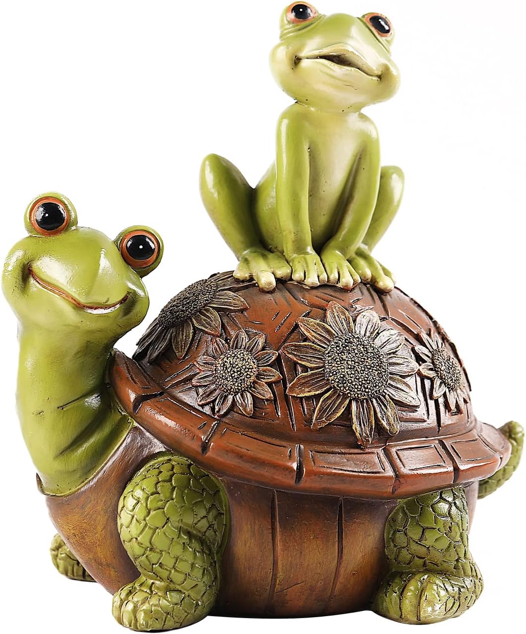 Amazon.com: Wowvip Frog Garden Statues Decor Outdoor, Resin Couple ...