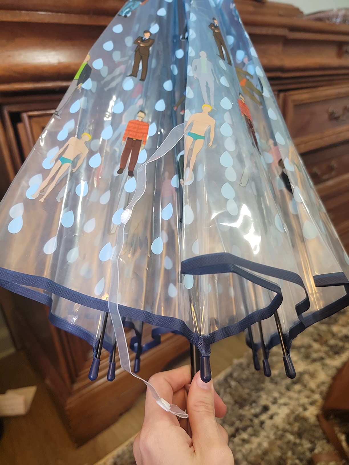 $7/mo - Finance Raining Men Clear Bubble Dome Umbrella - Perfect White ...