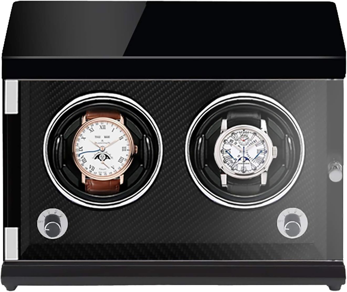 Amazon.com: GeRRiT Winding Box Watch Winders - Rechargeable Two ...