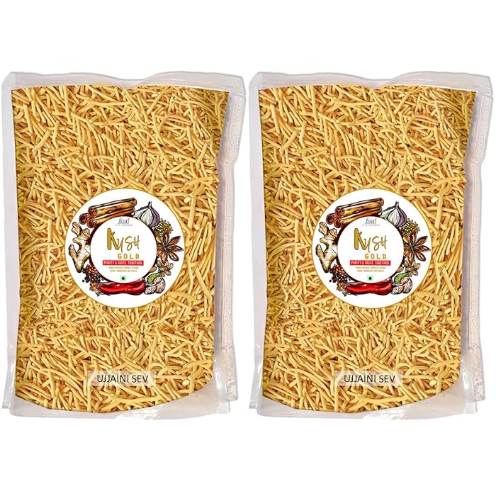 Buy Kush Gold Ujjaini Sev / Poha Sev / Crispy and Crunchy Barik Sev ...