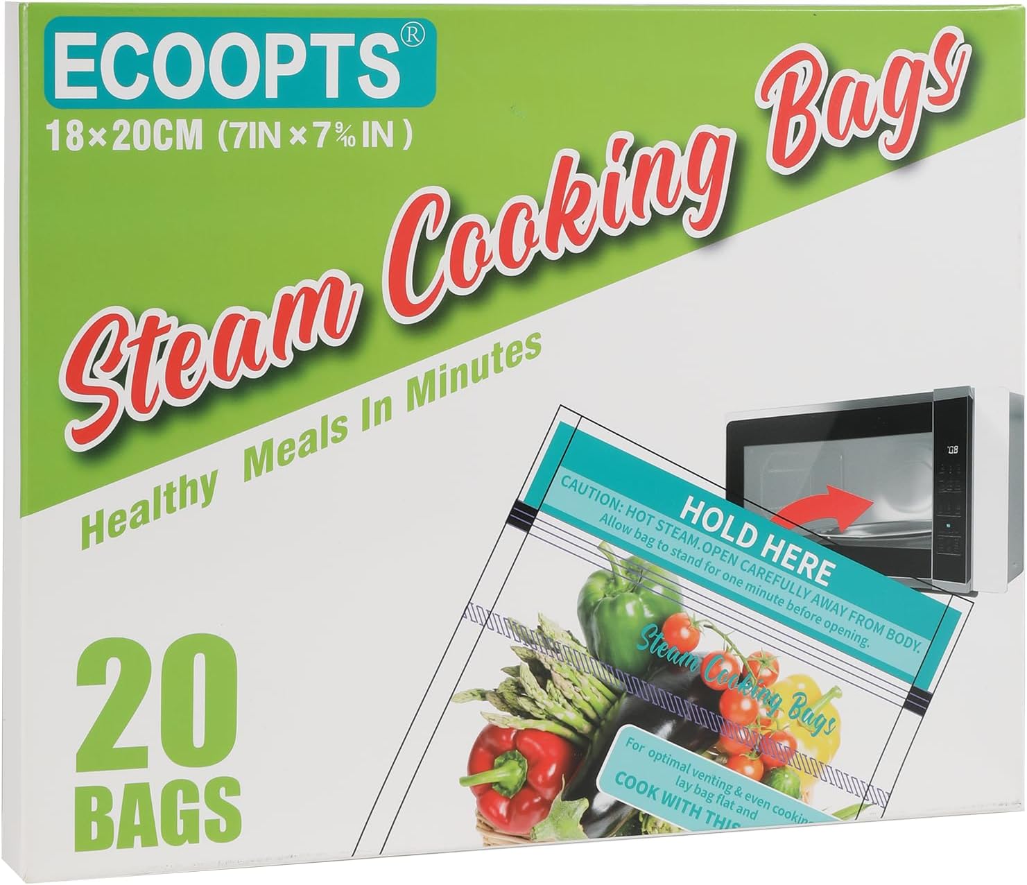 Amazon.com: Ziploc Zip'N Steam Cooking Bags, Medium, 10-Count (Pack of ...