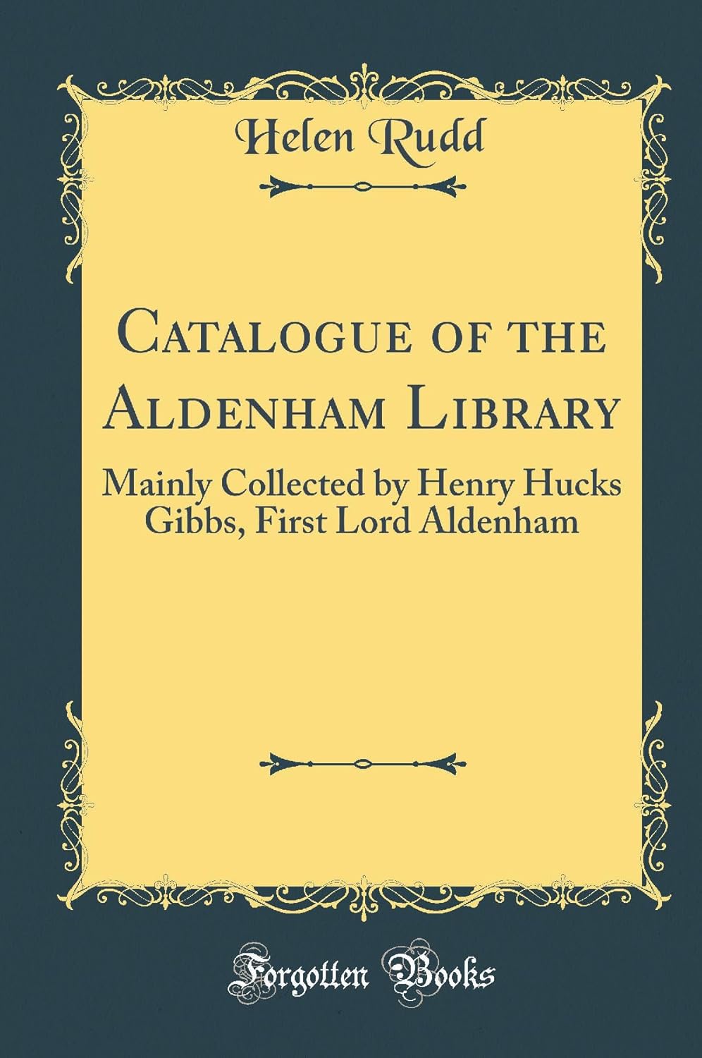 Amazon.com: Catalogue of the Aldenham Library: Mainly Collected by ...