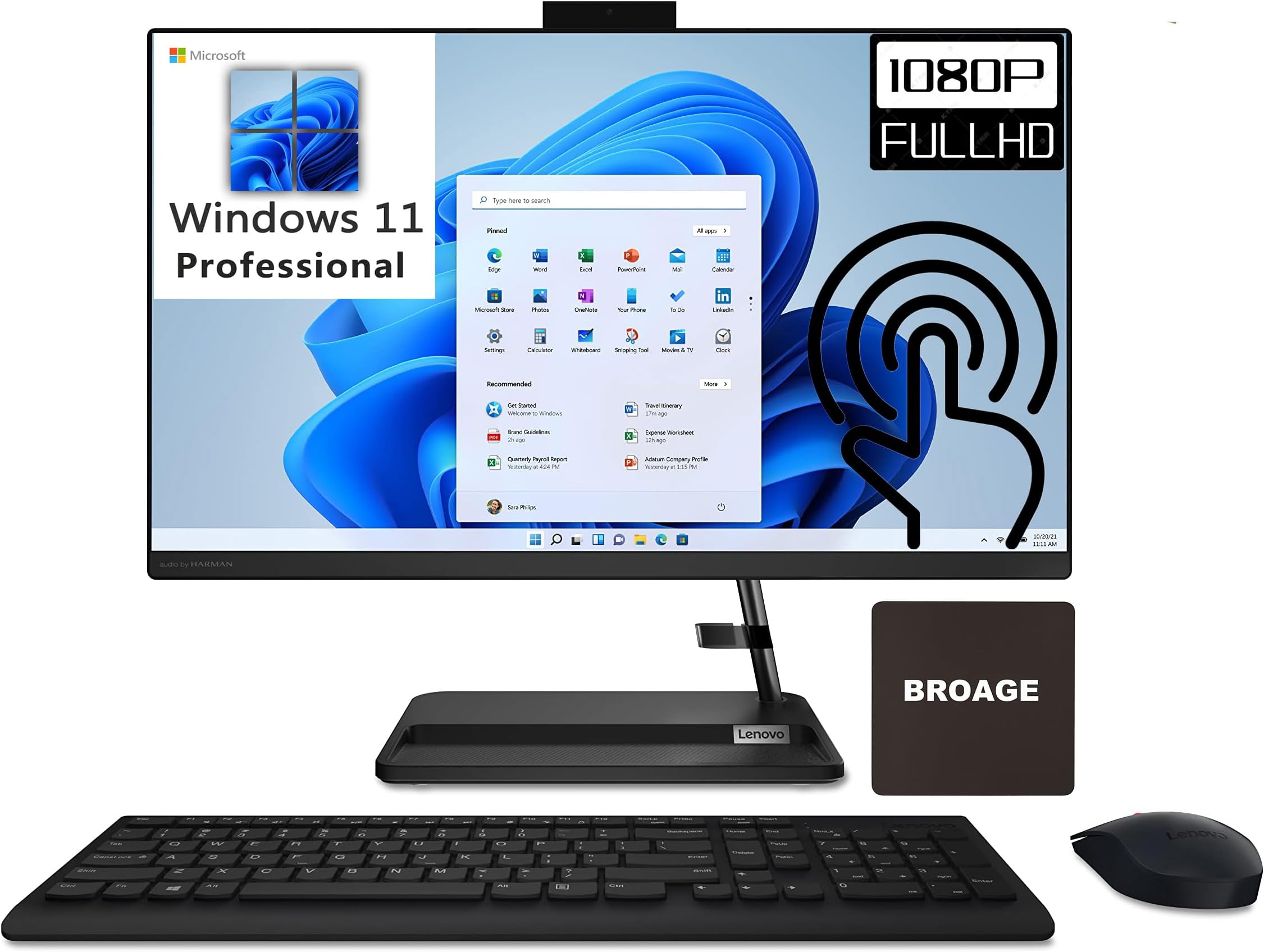 Amazon.com: Lenovo 2023 IdeaCentre AIO 3 27" Touchscreen FHD Business ...