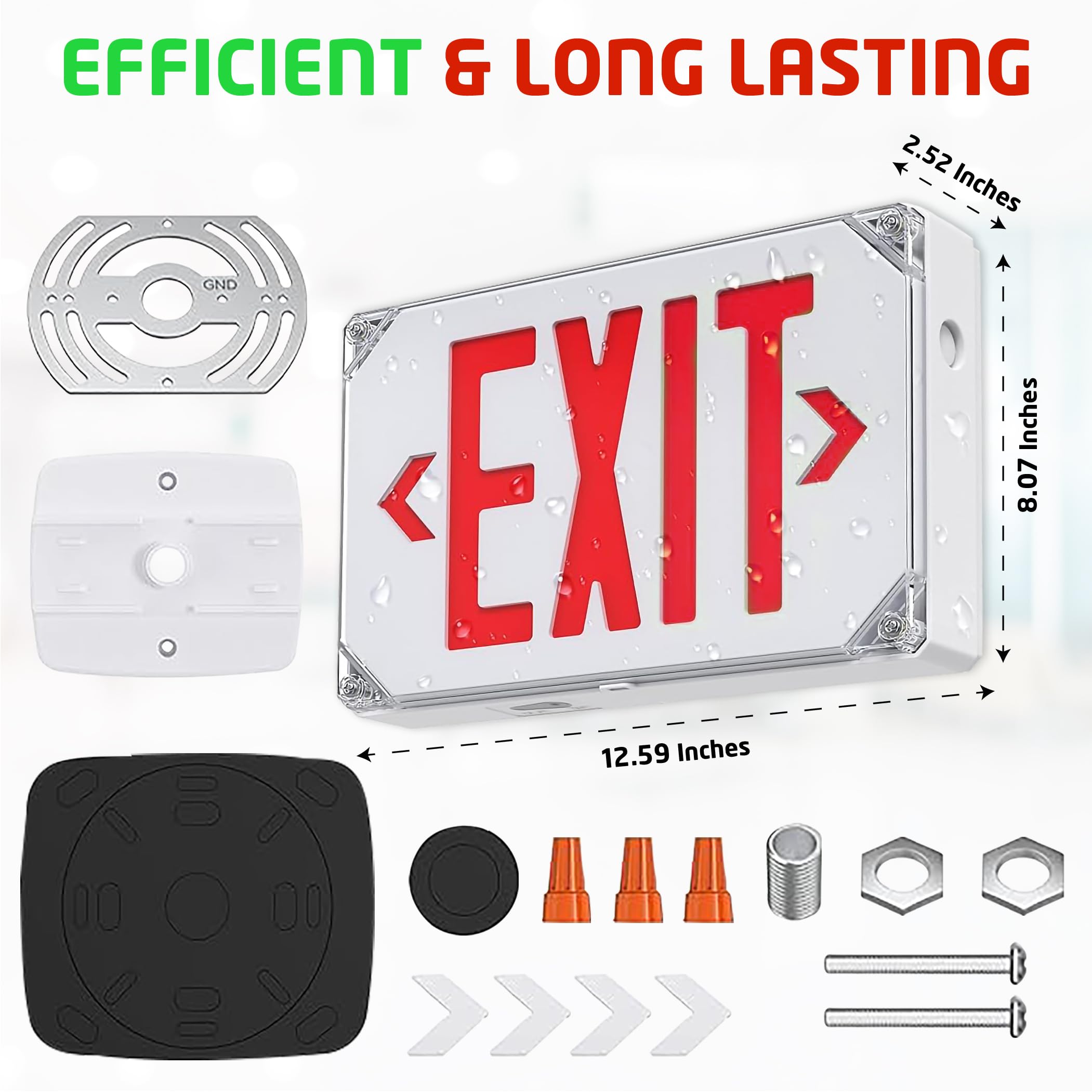 Snapklik.com : LED Emergency Exit Sign For Fire Escapes, Doors, And ...