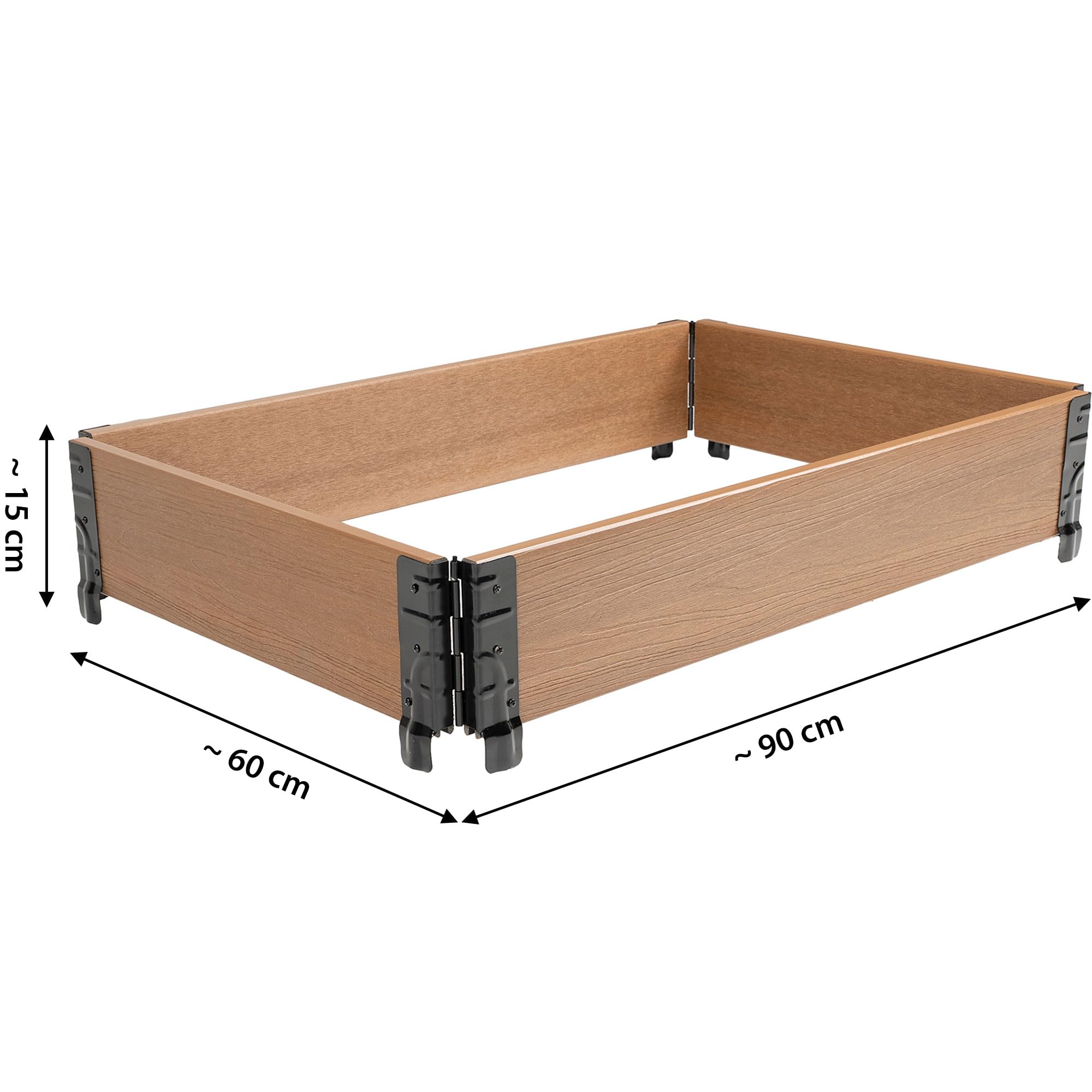 Snapklik.com : Dobar Weatherproof Pallet Frame Raised Bed Made Of ...